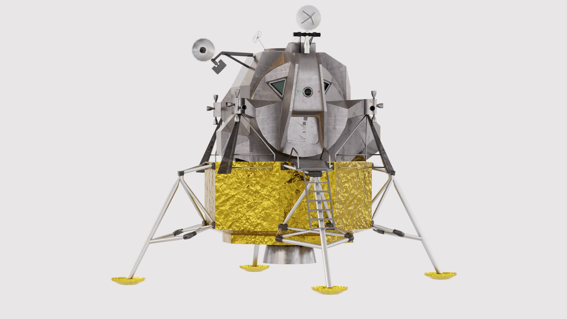 Apollo 13 Aquarius Lunar Module 3D Model - TurboSquid 2317382
