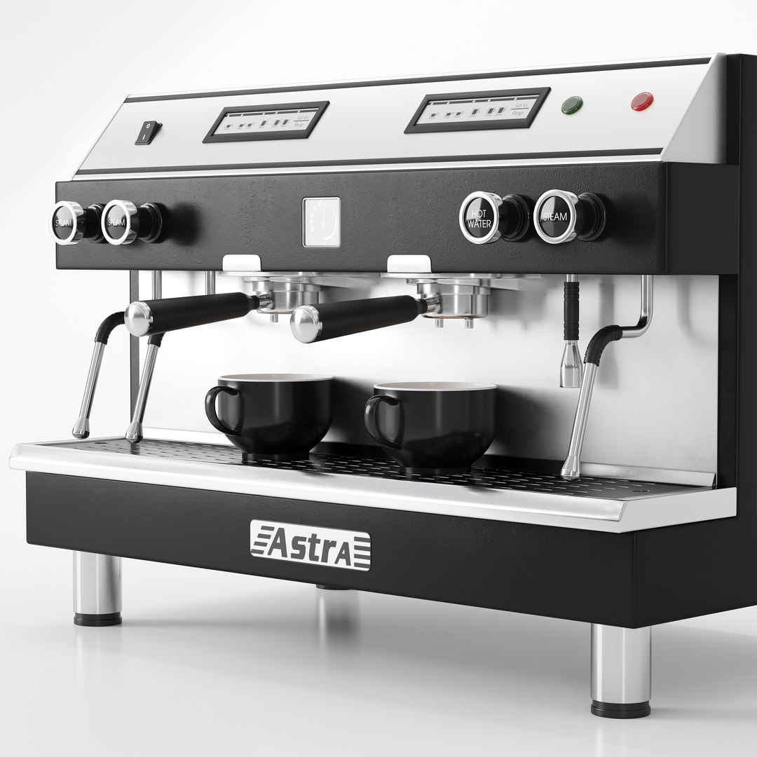 ASTRA Espresso Machine 3D - TurboSquid 2005862