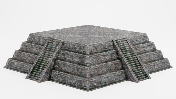 modelo 3d Pirámide Maya 04 - TurboSquid 2029522