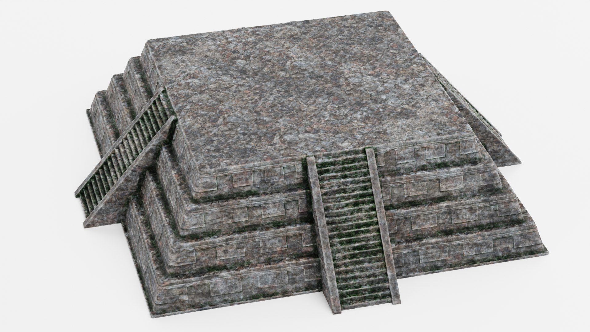 Mayan Pyramid 04 3D Model - TurboSquid 2029522