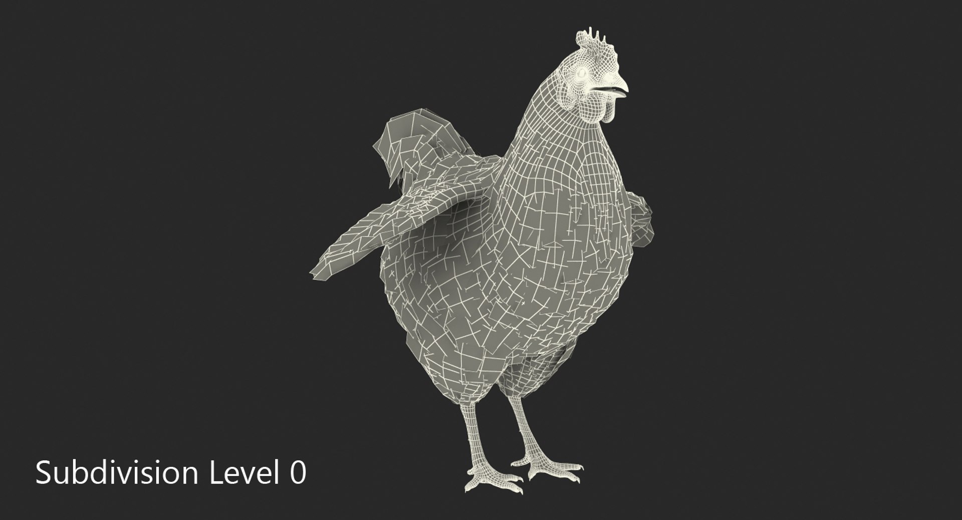 3D Chickens Hen Realistic - TurboSquid 1200617