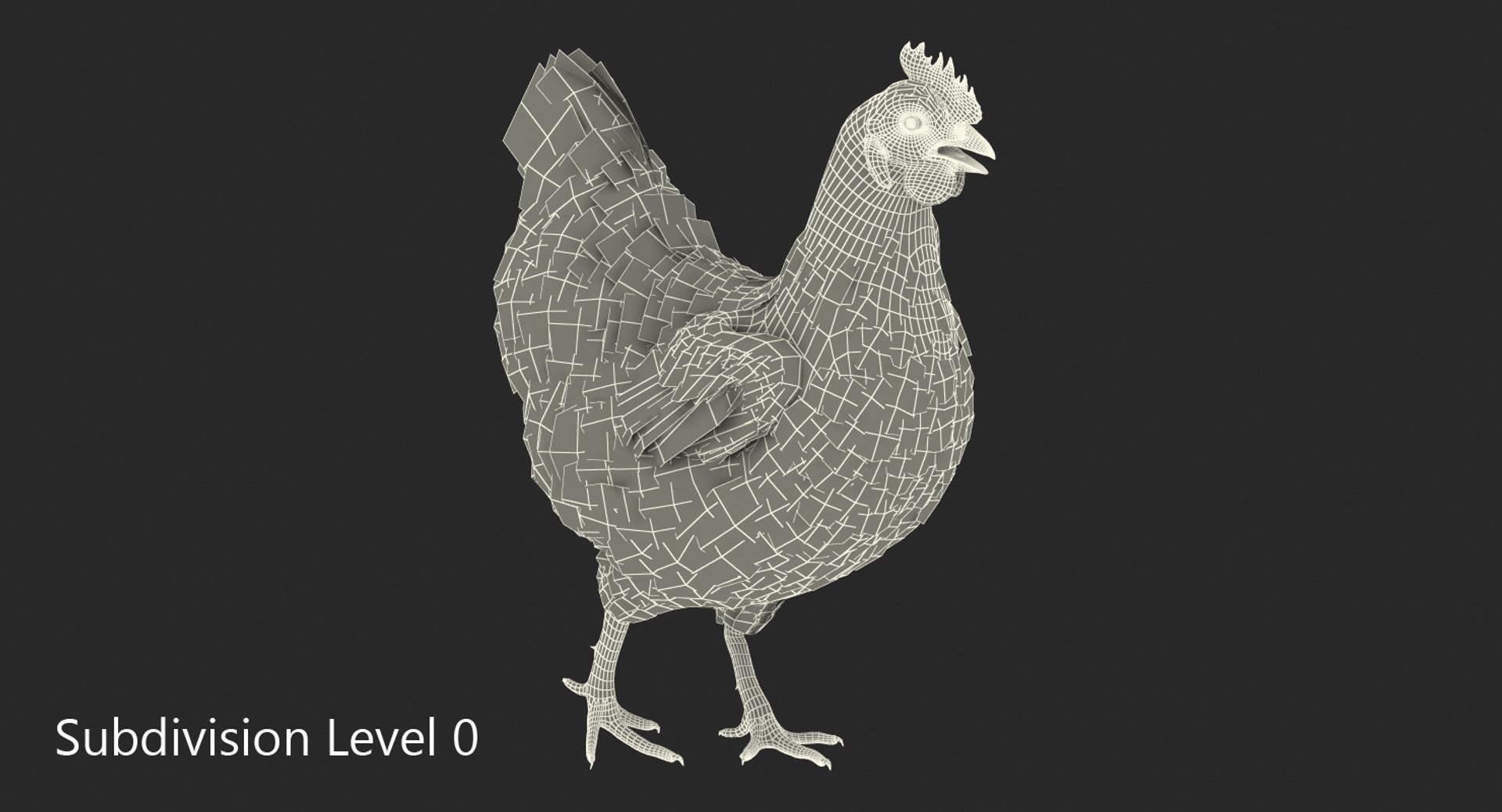 3D Chickens Hen Realistic - TurboSquid 1200617