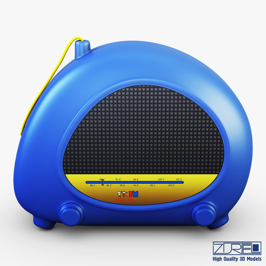3d Model Kids Radio Toy