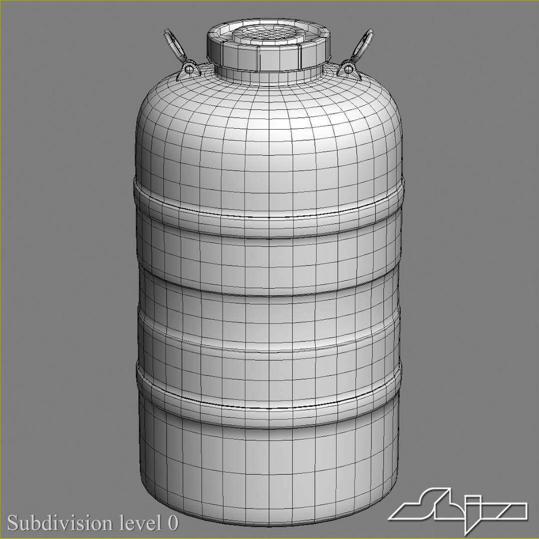 3ds Max Barrel Water Tank