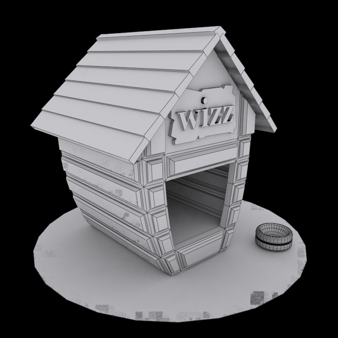 3d Model House Dog