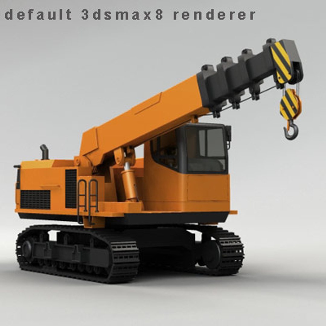 Telescopic Crawler Crane 3d 3ds