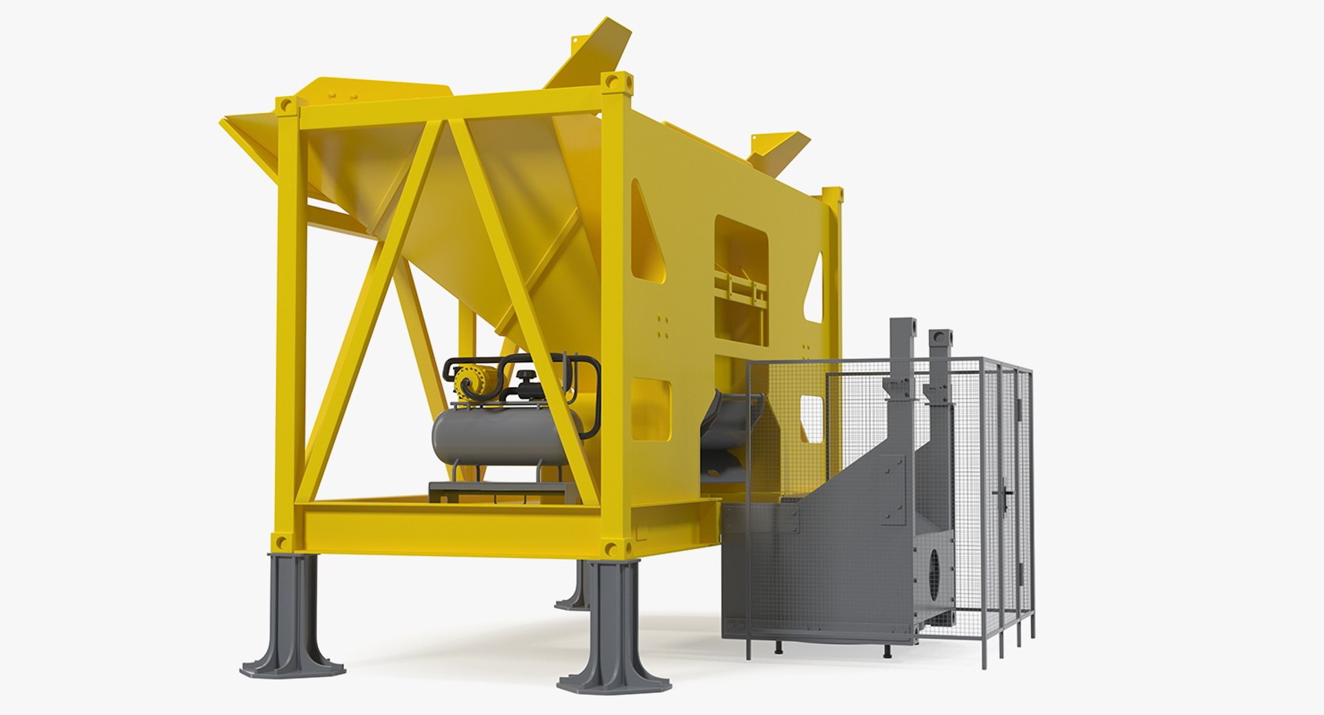 Industrial Sorting Machine Model - TurboSquid 1407052