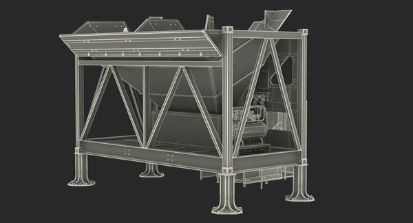 Industrial sorting machine model - TurboSquid 1407052