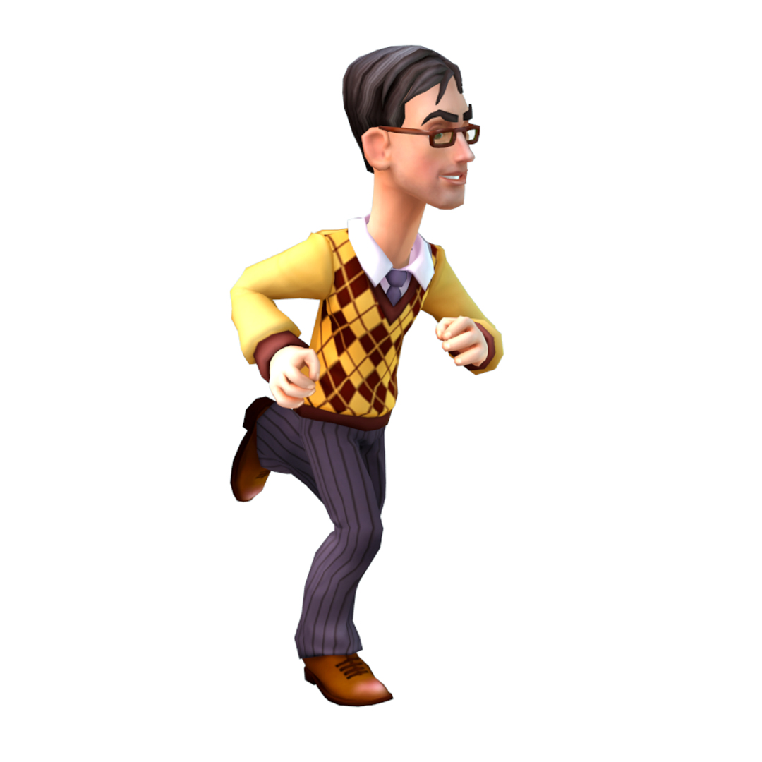 Citizen Animation 3d Model