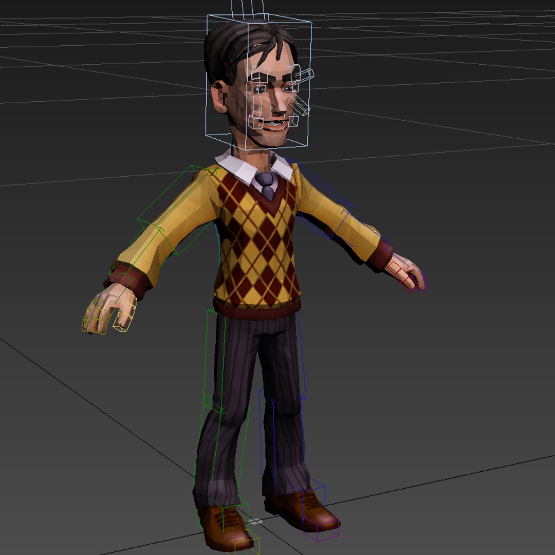 Citizen Animation 3d Model
