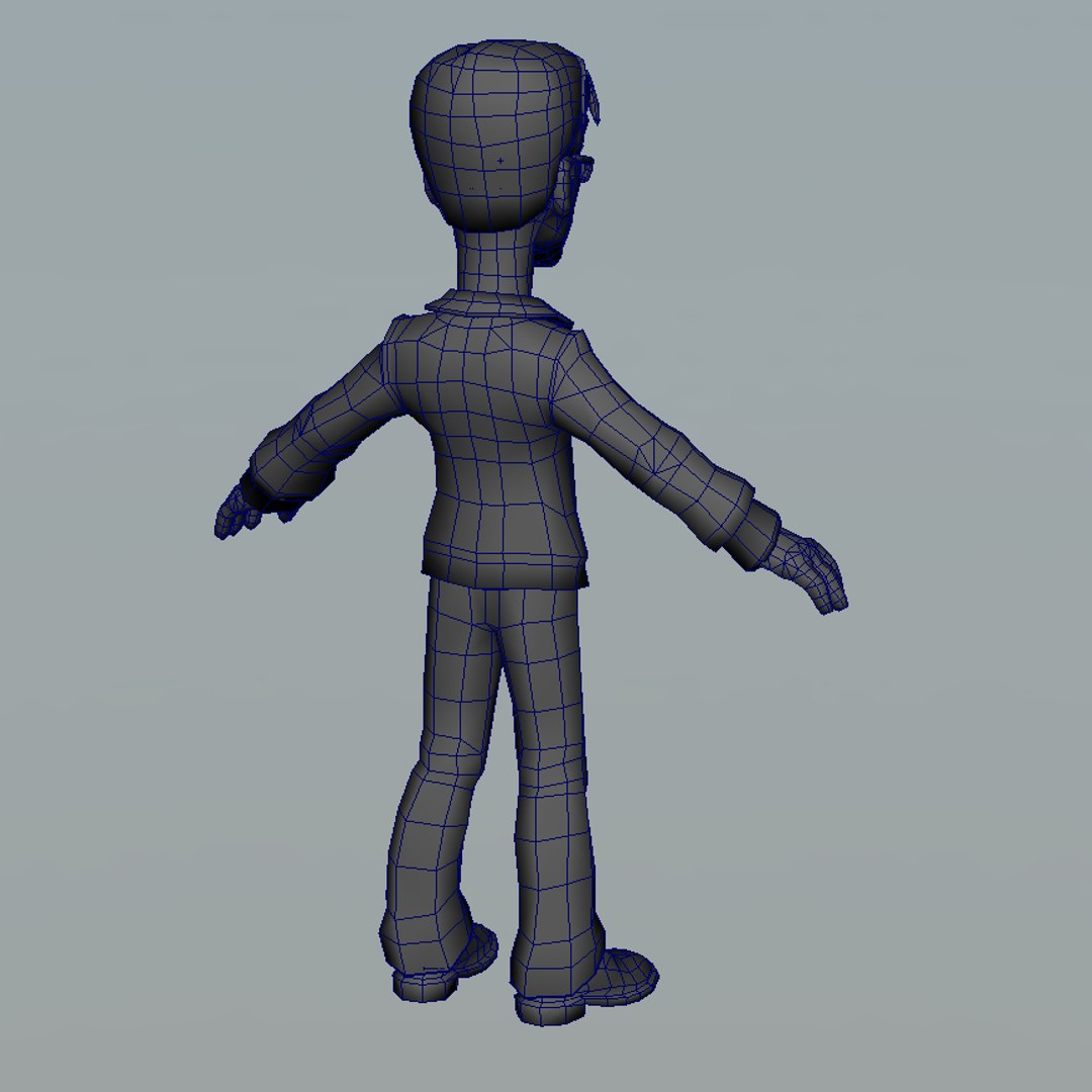 Citizen Animation 3d Model