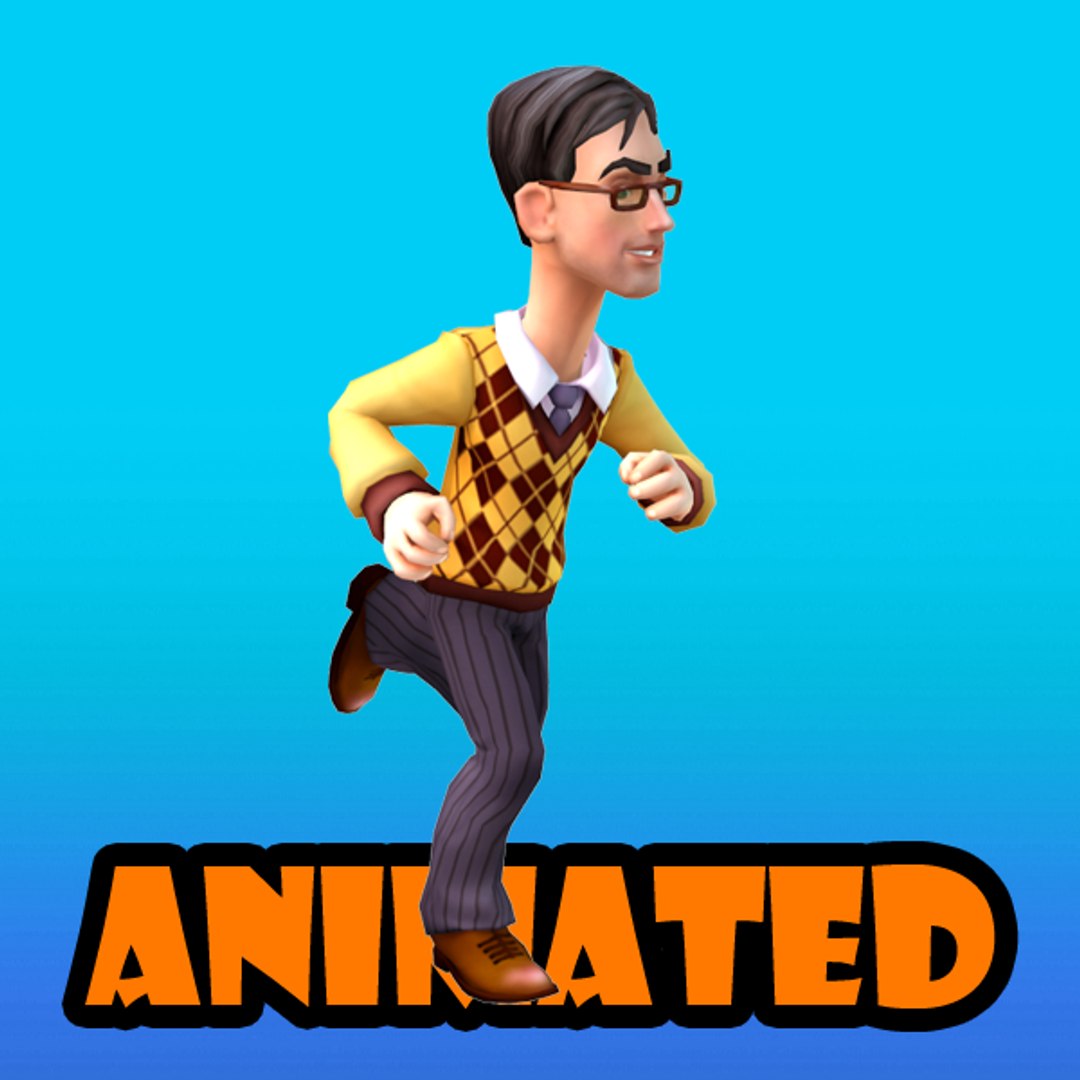 Citizen Animation 3d Model