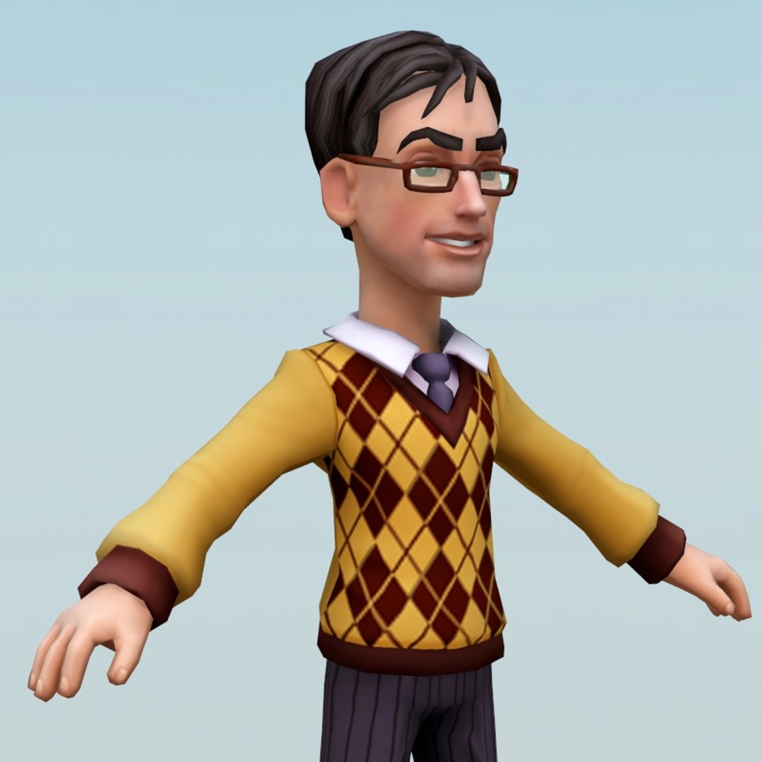 Citizen Animation 3d Model