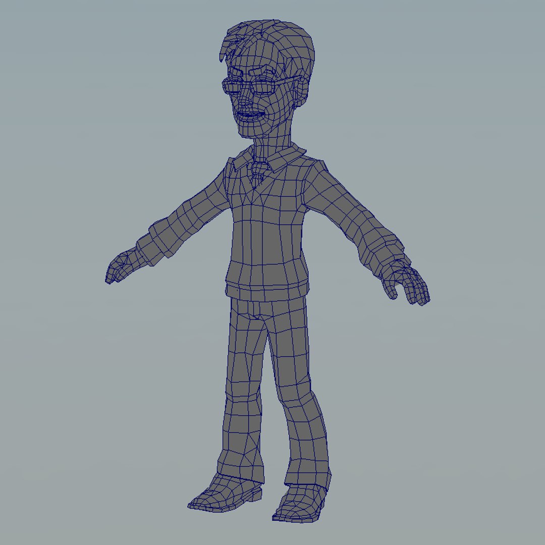 Citizen Animation 3d Model