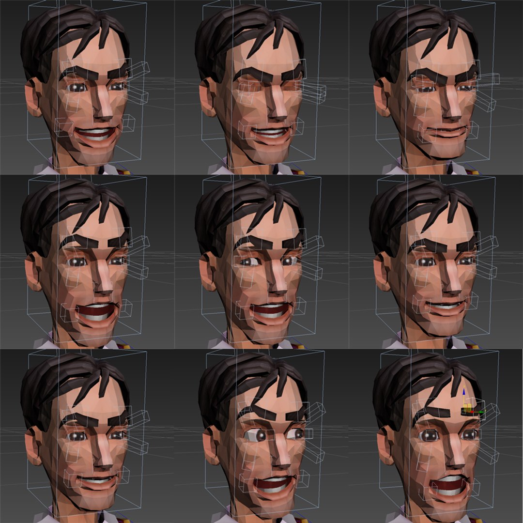 Citizen Animation 3d Model