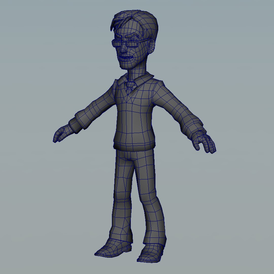 Citizen Animation 3d Model