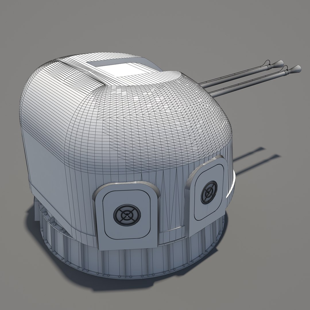 3d Model Of Type 76a 37mm Turret