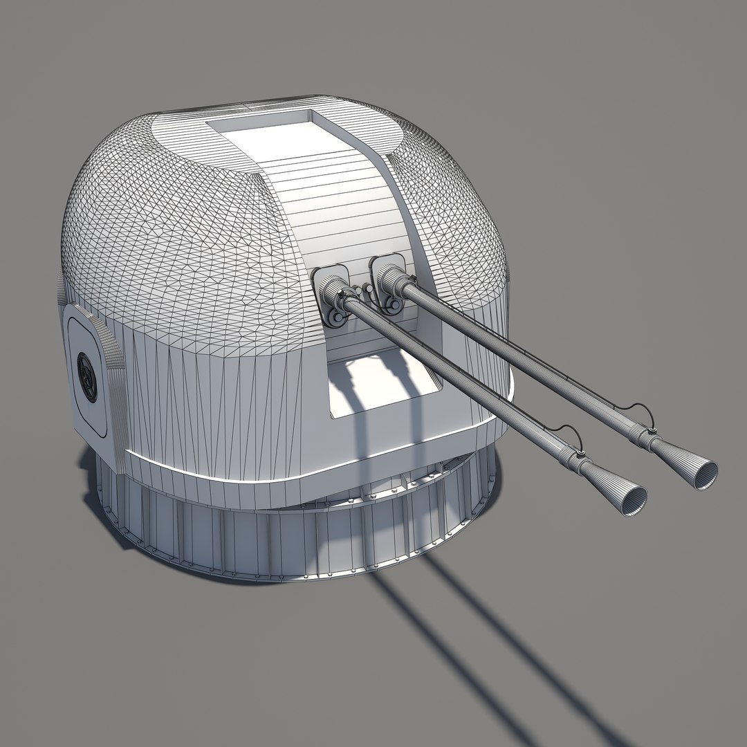 3d Model Of Type 76a 37mm Turret