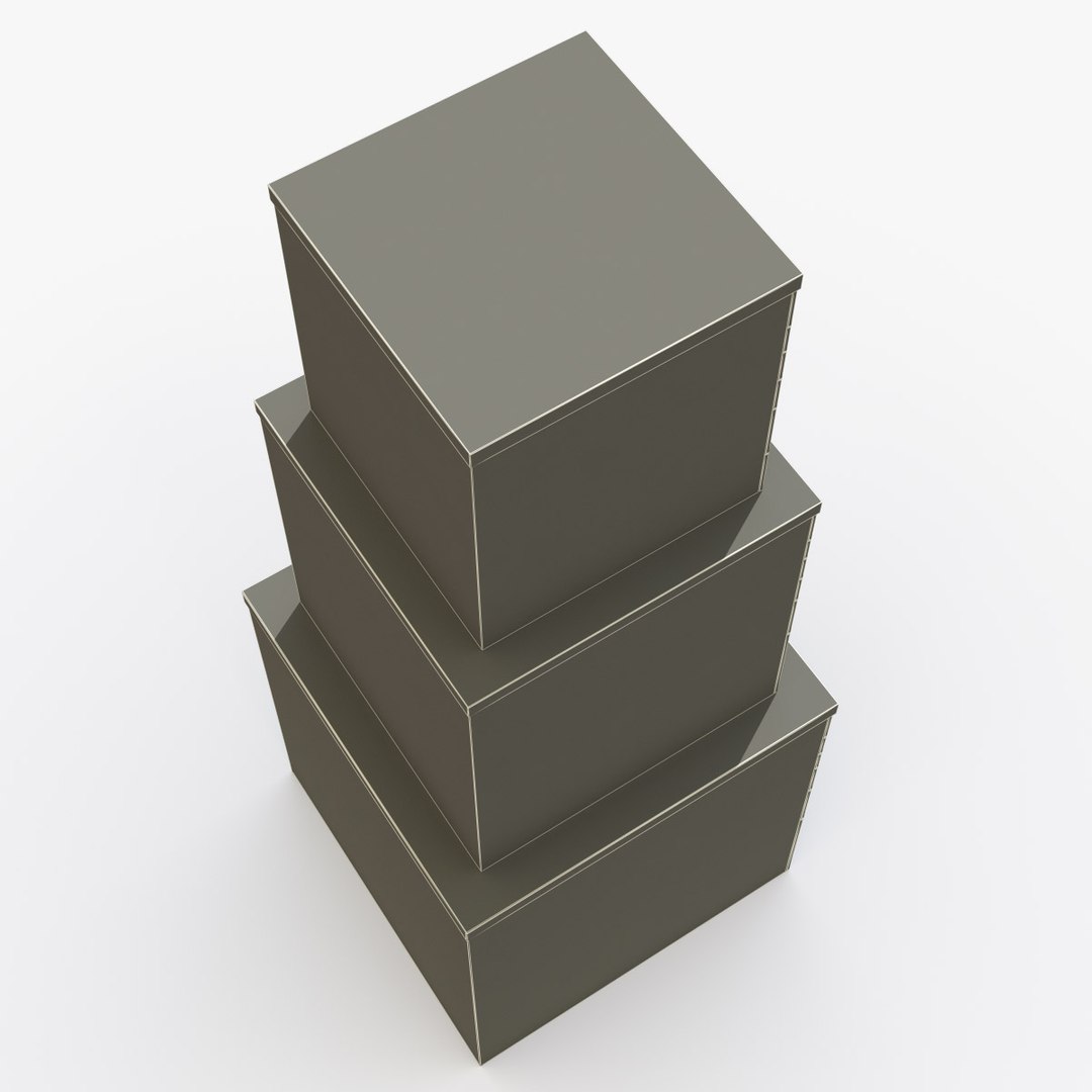 3d Toys Boxes Model