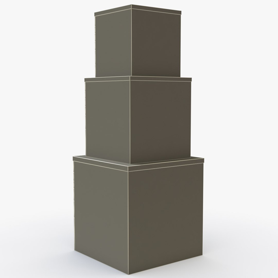 3d Toys Boxes Model