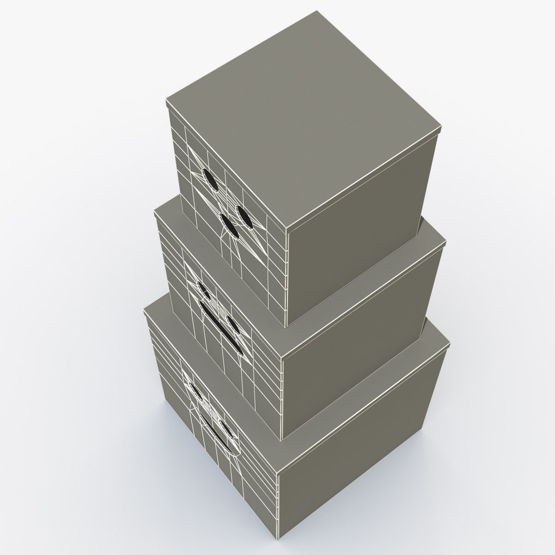 3d Toys Boxes Model