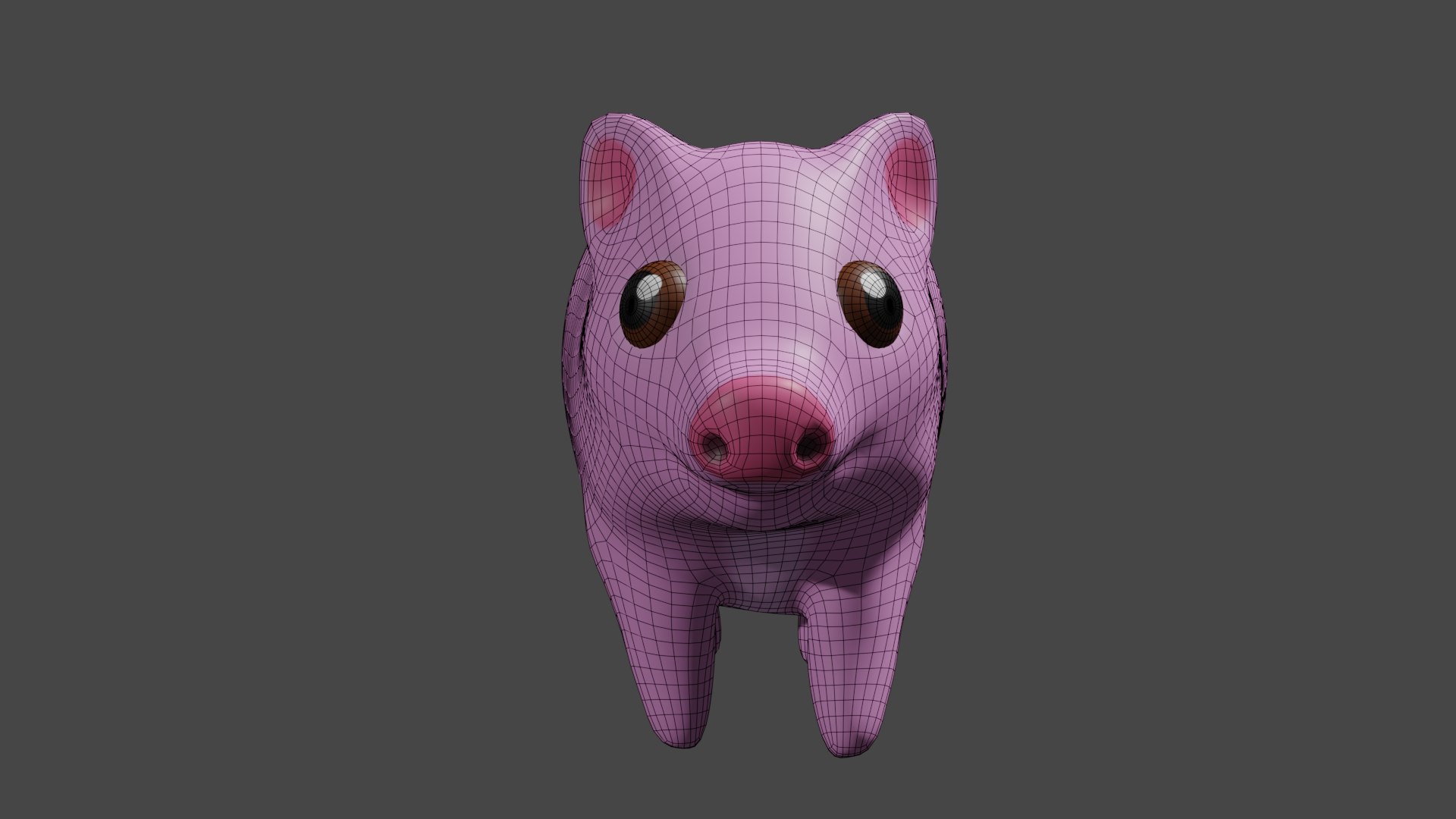 Cute Simple Piggy Rigged with Walk Cycle 3D model - TurboSquid 1939421