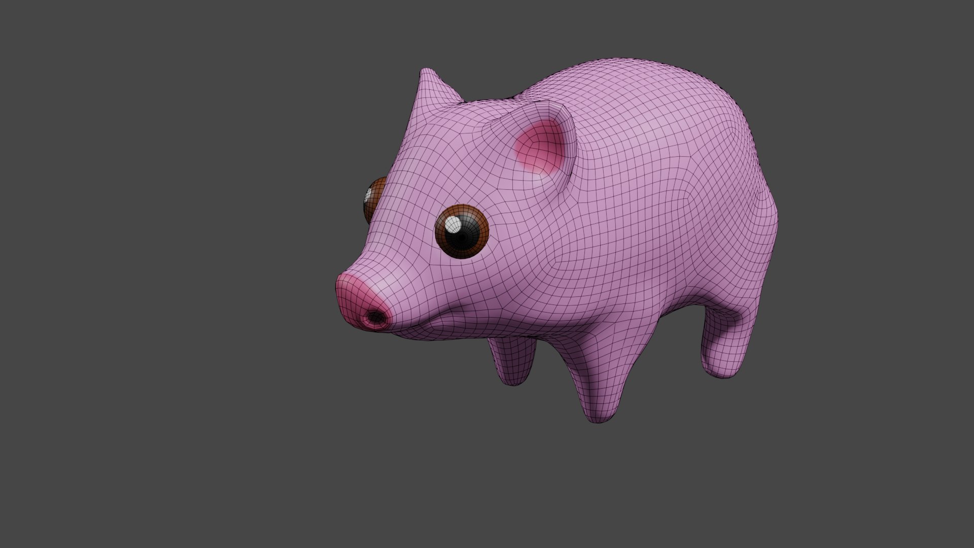 Cute Simple Piggy Rigged with Walk Cycle 3D model - TurboSquid 1939421