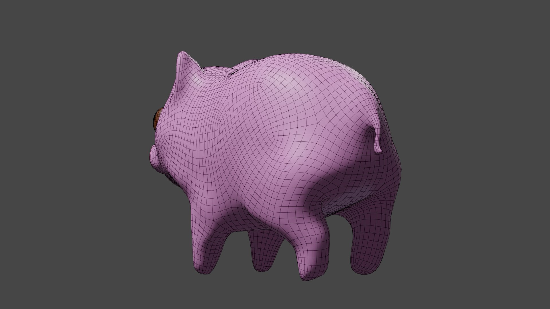 Cute Simple Piggy Rigged with Walk Cycle 3D model - TurboSquid 1939421