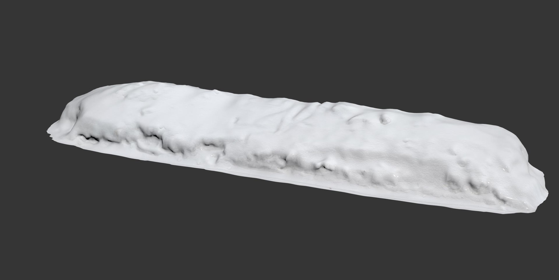 Realistic snowdrift 3D - TurboSquid 1838568