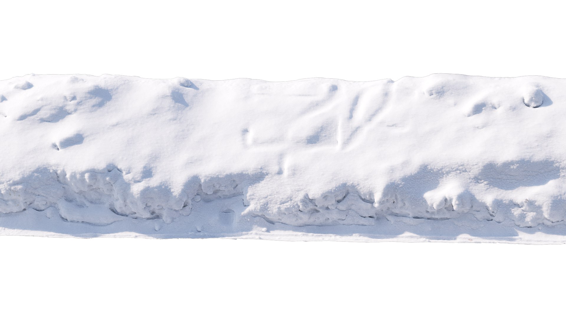 Realistic snowdrift 3D - TurboSquid 1838568