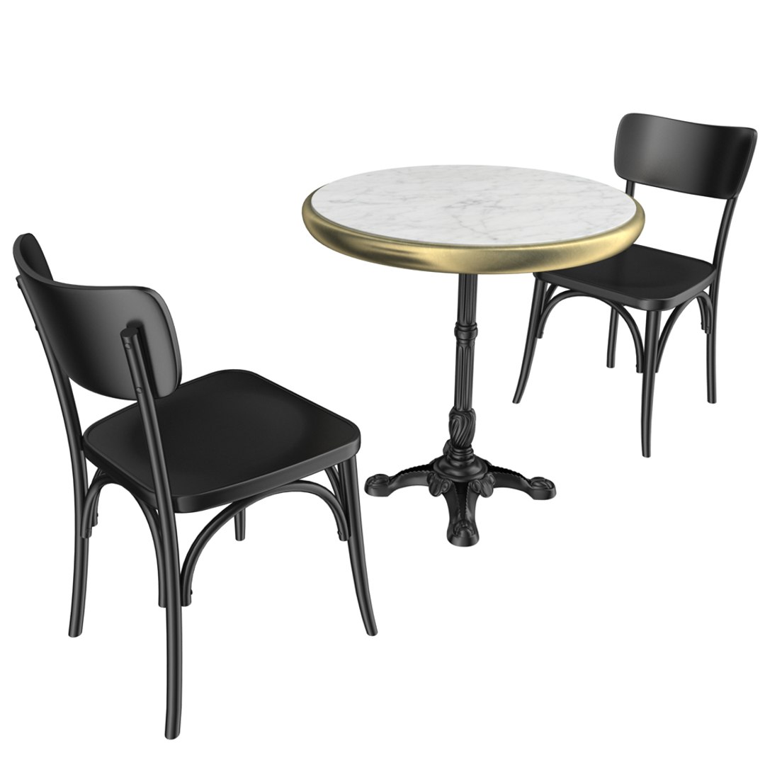 Cafe Table 3d Model