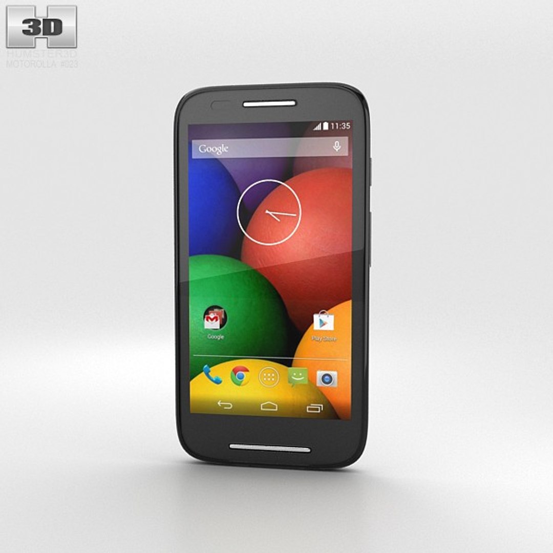 3d motorola moto e model