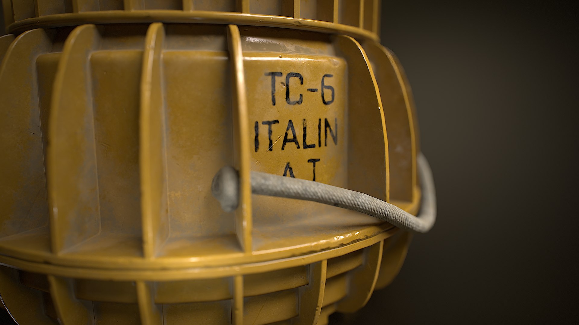 Italian Anti-tank Blast Mine TC-6 Low-poly Model - TurboSquid 2379086