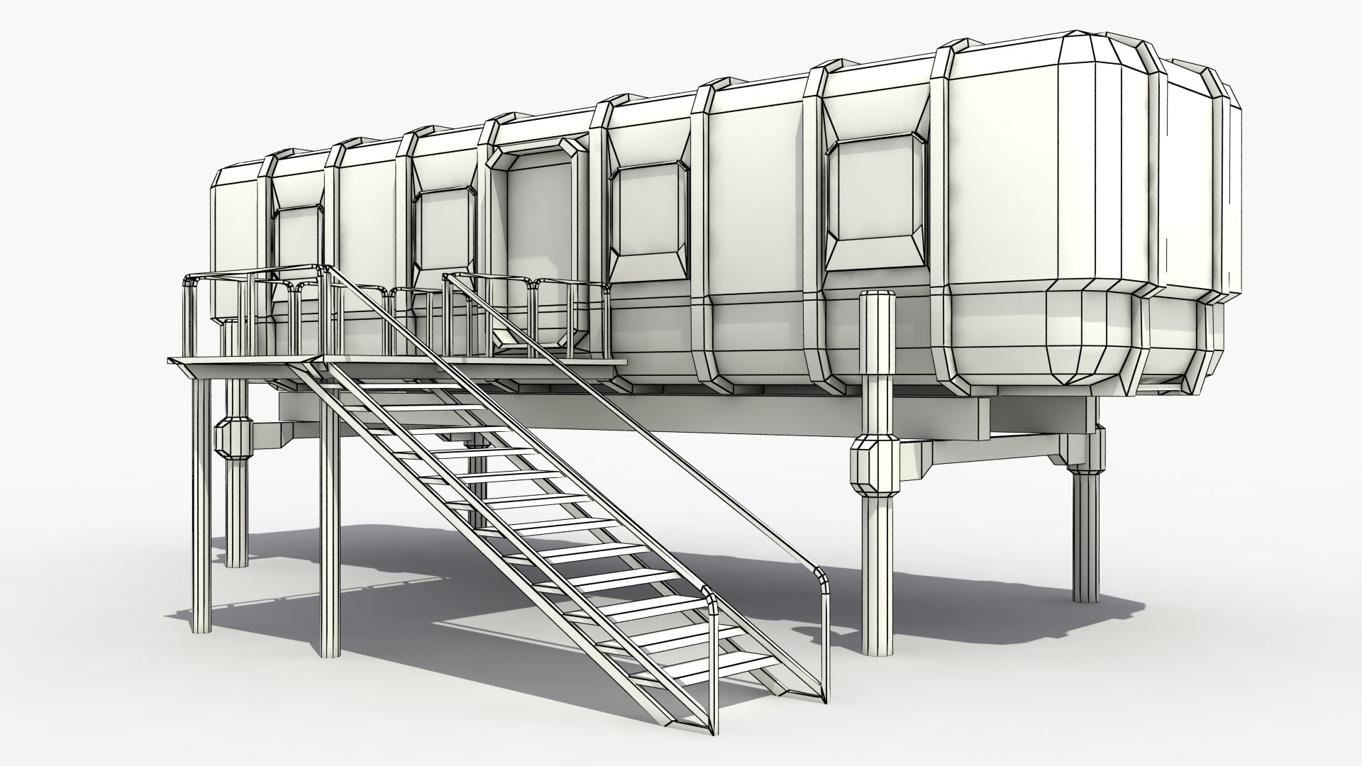 3d Model Command Post