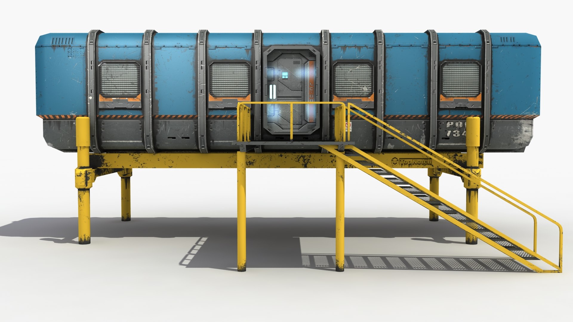 3d Model Command Post