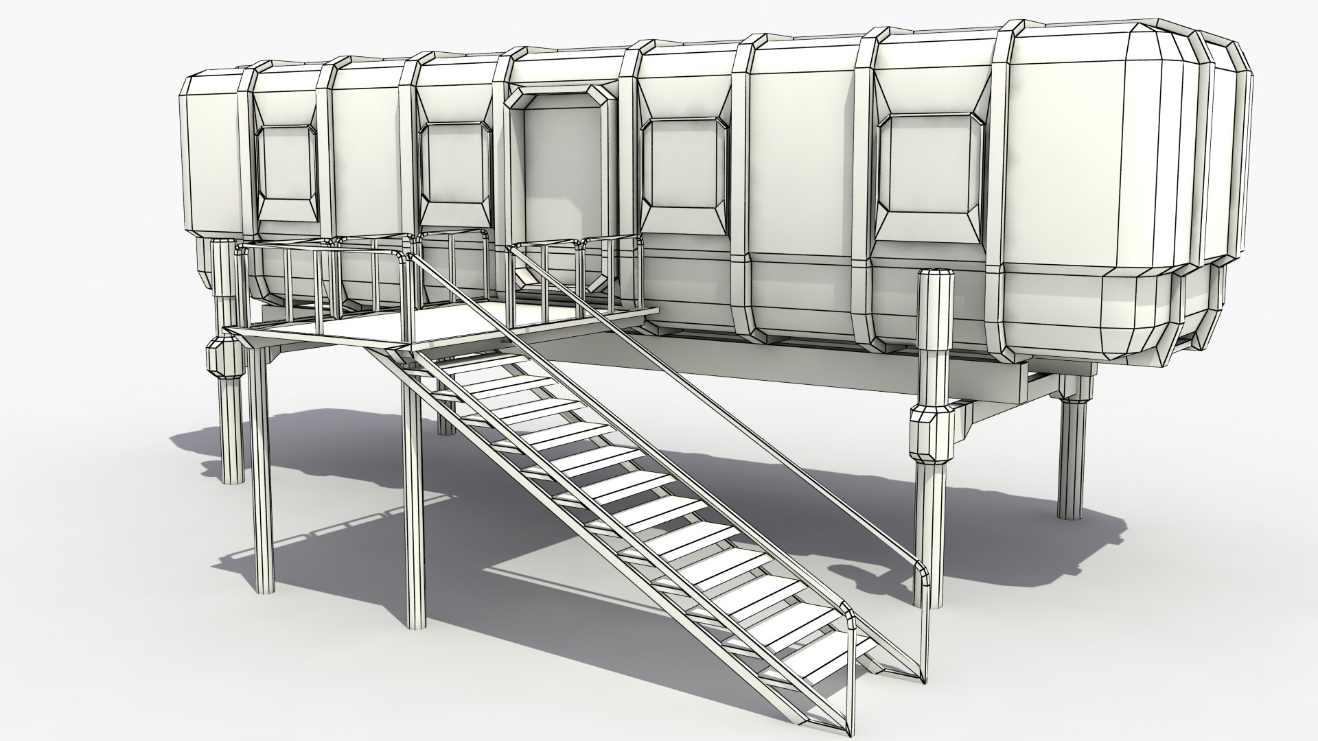 3d Model Command Post