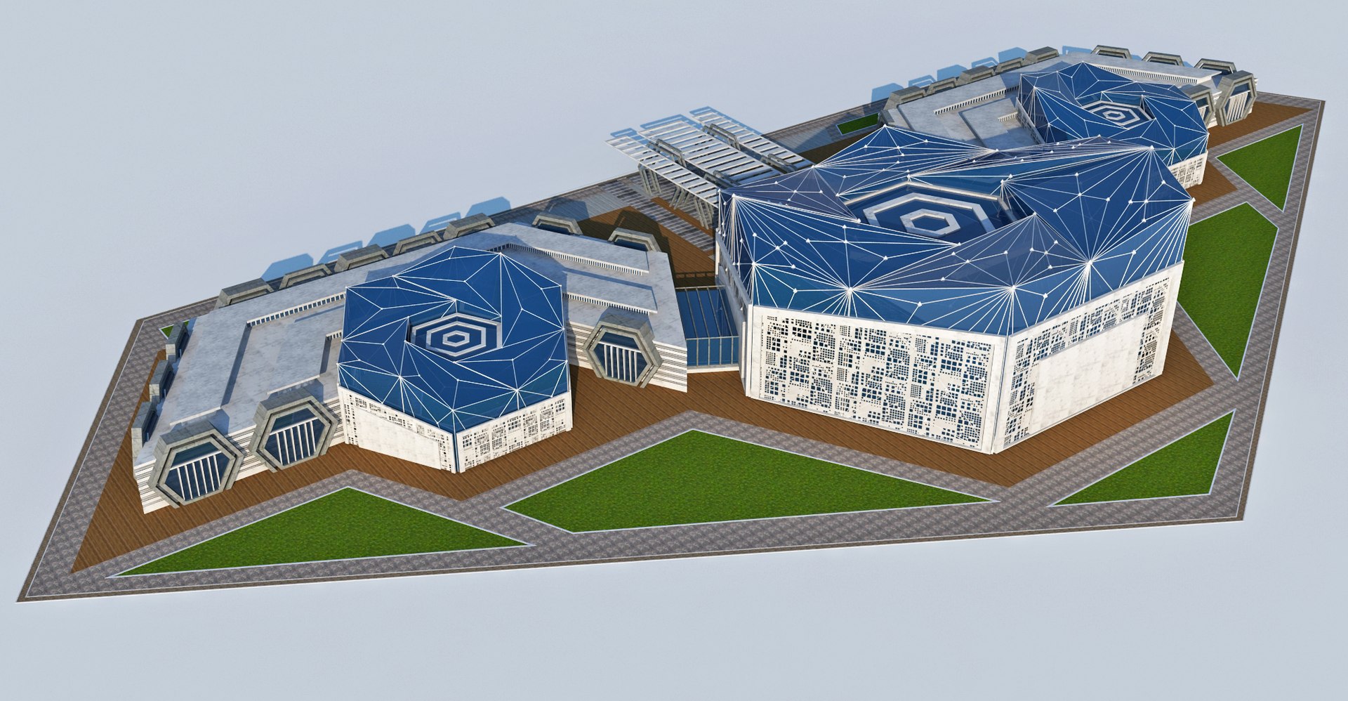 Modern Design Diamond Deconstructivism 3D Model - TurboSquid 1566037