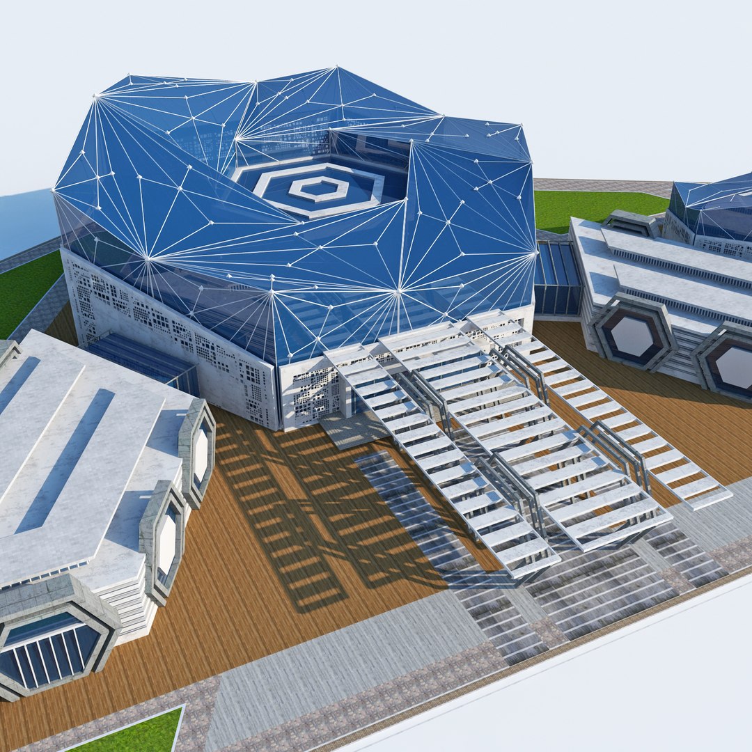 Modern Design Diamond Deconstructivism 3D Model - TurboSquid 1566037