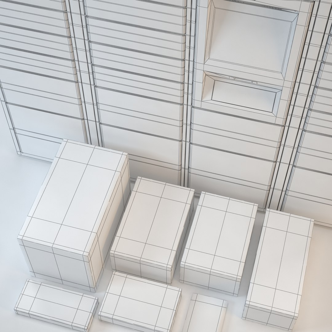 Amazon Parcels Locker 3D Model - TurboSquid 1290934