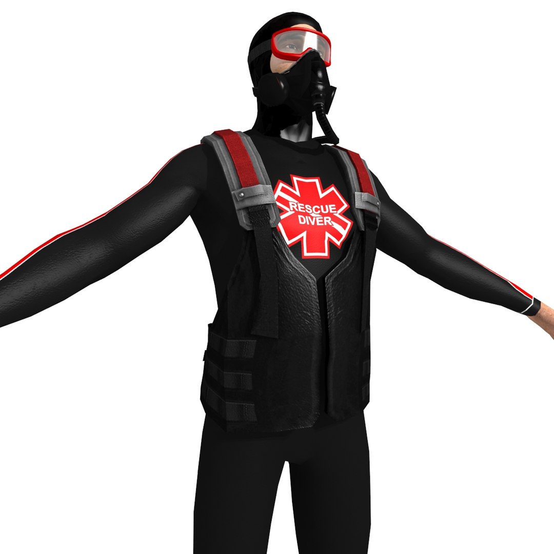 3d rescue pack model