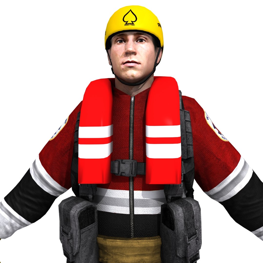 3d rescue pack model