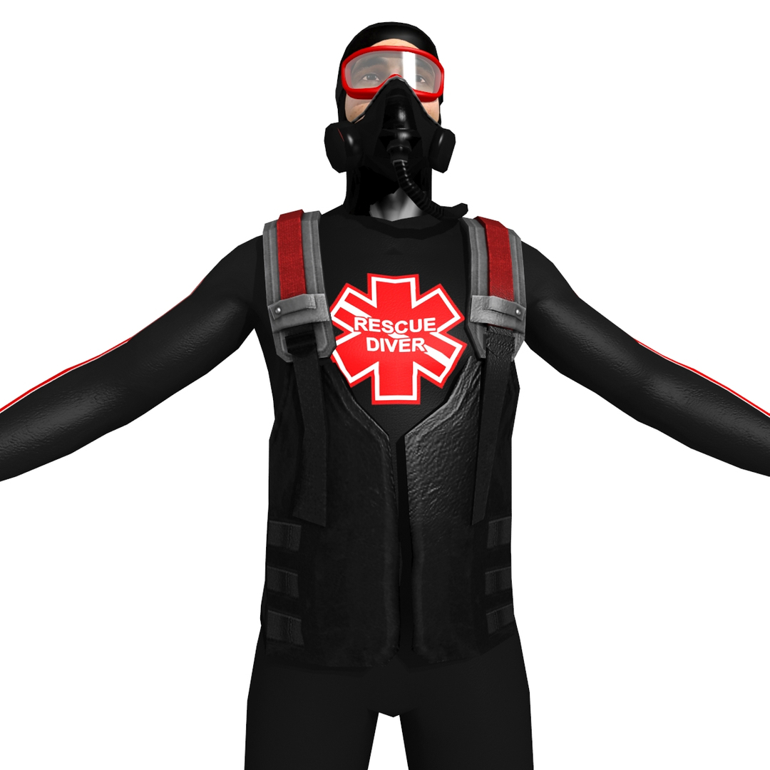 3d rescue pack model