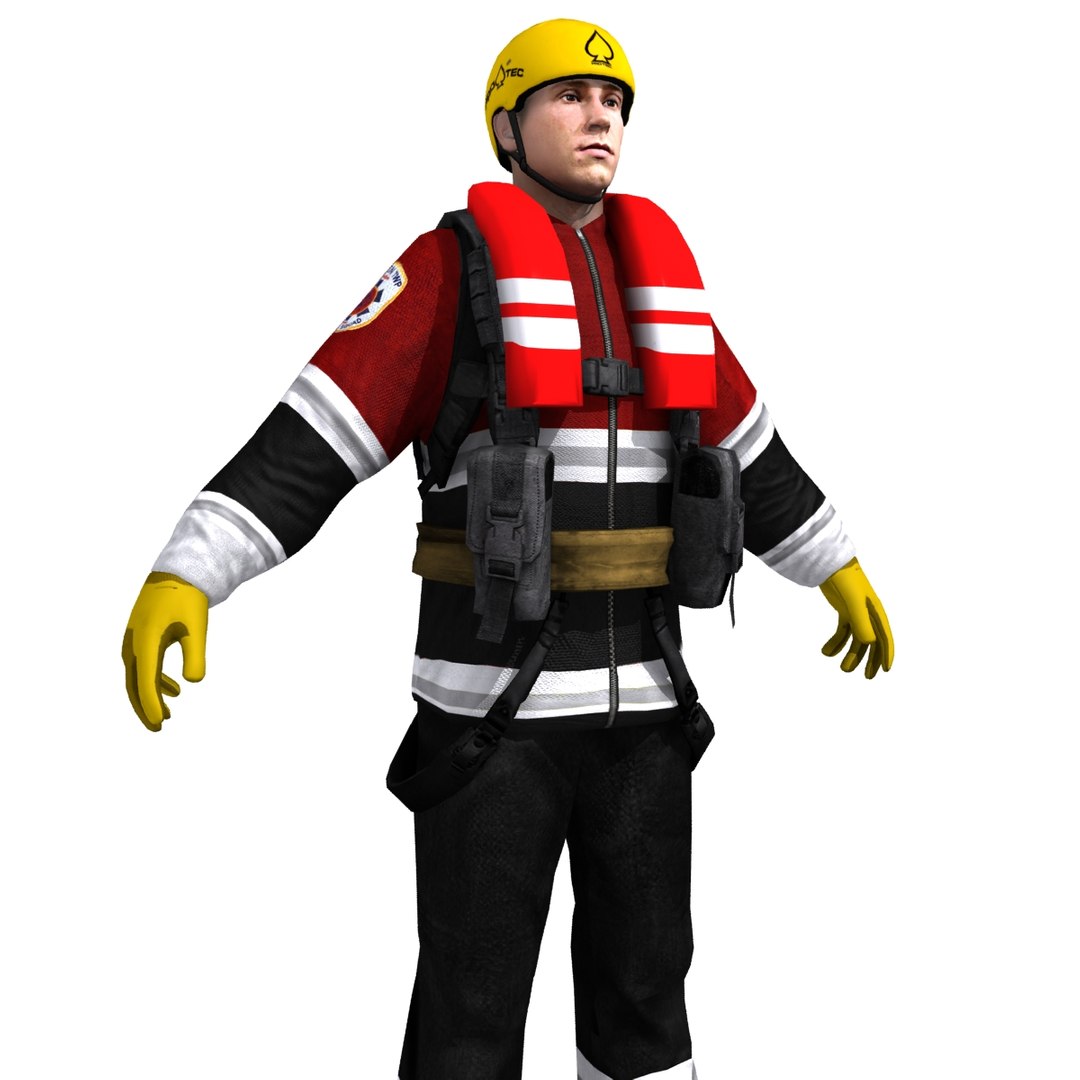 3d rescue pack model
