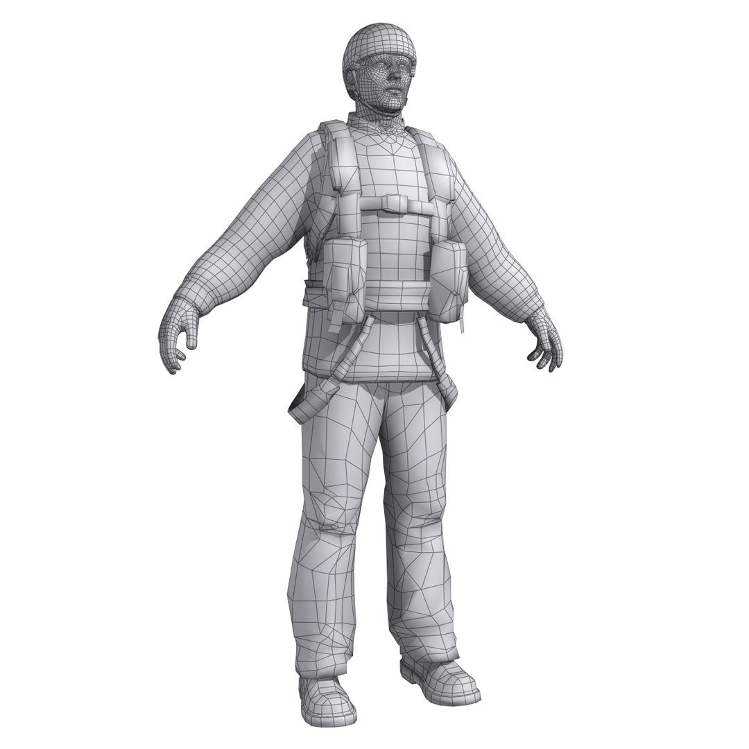 3d rescue pack model