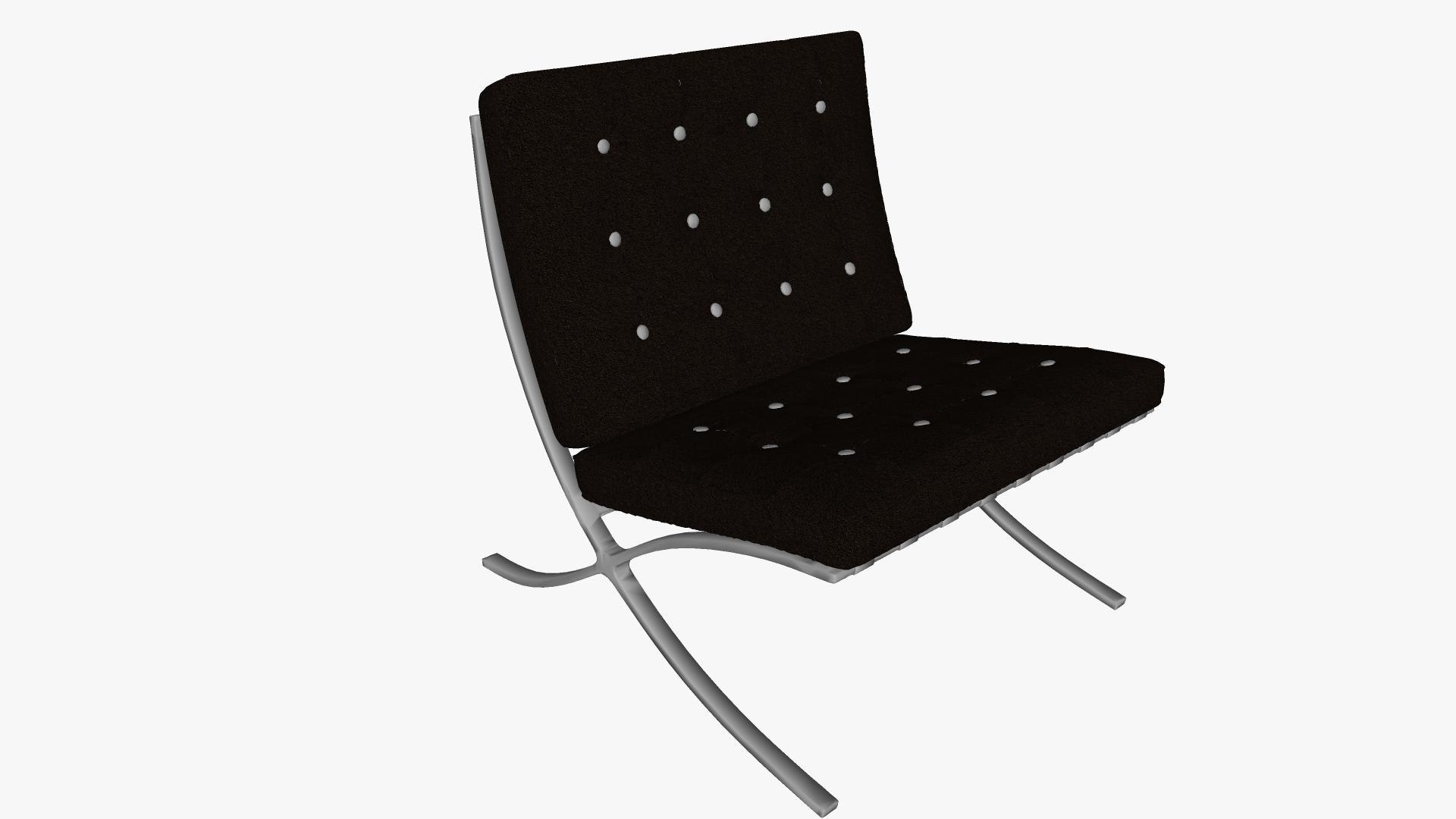 3D Model Barca Style Chair - TurboSquid 1694946