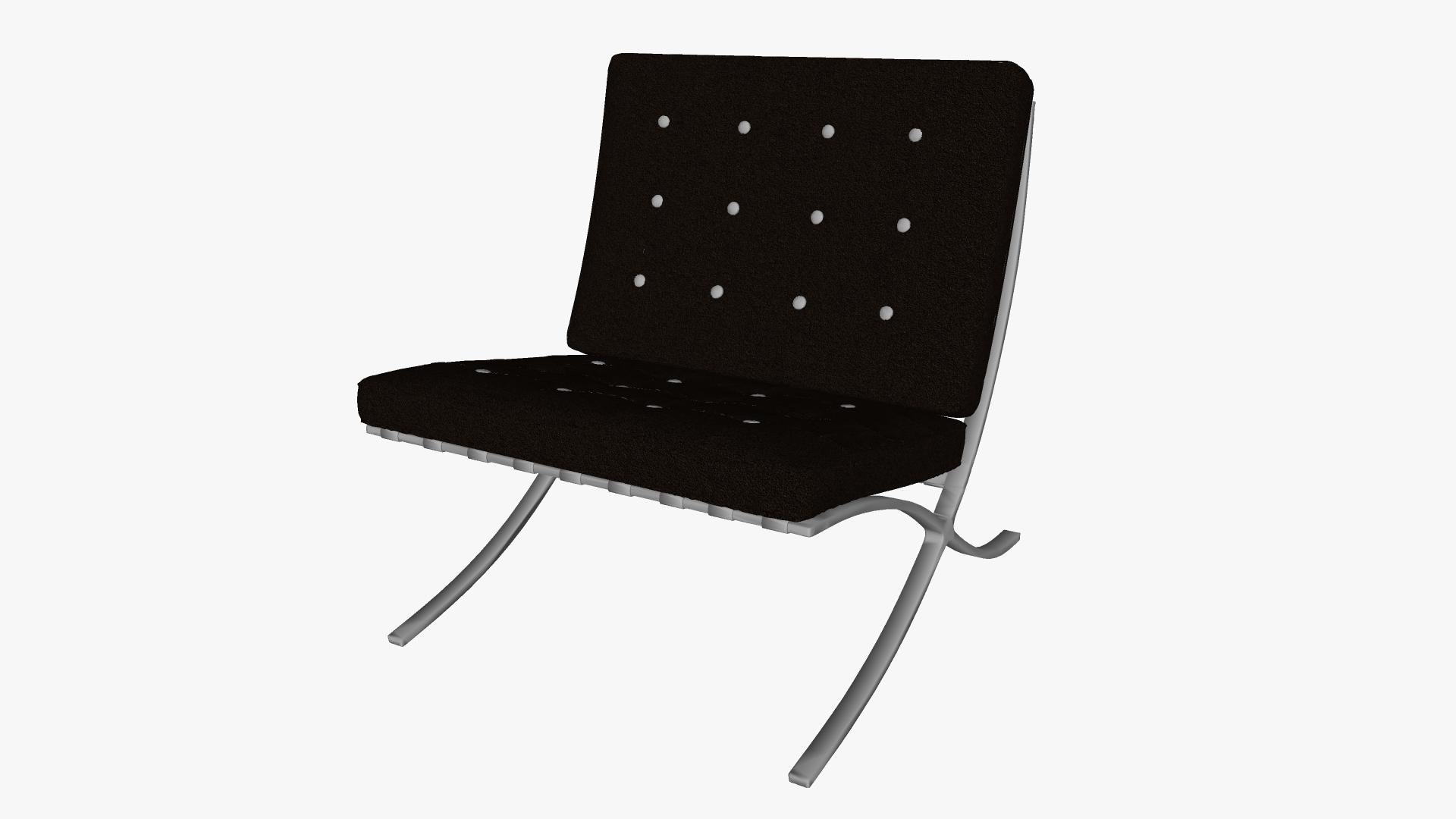 3D Model Barca Style Chair - TurboSquid 1694946