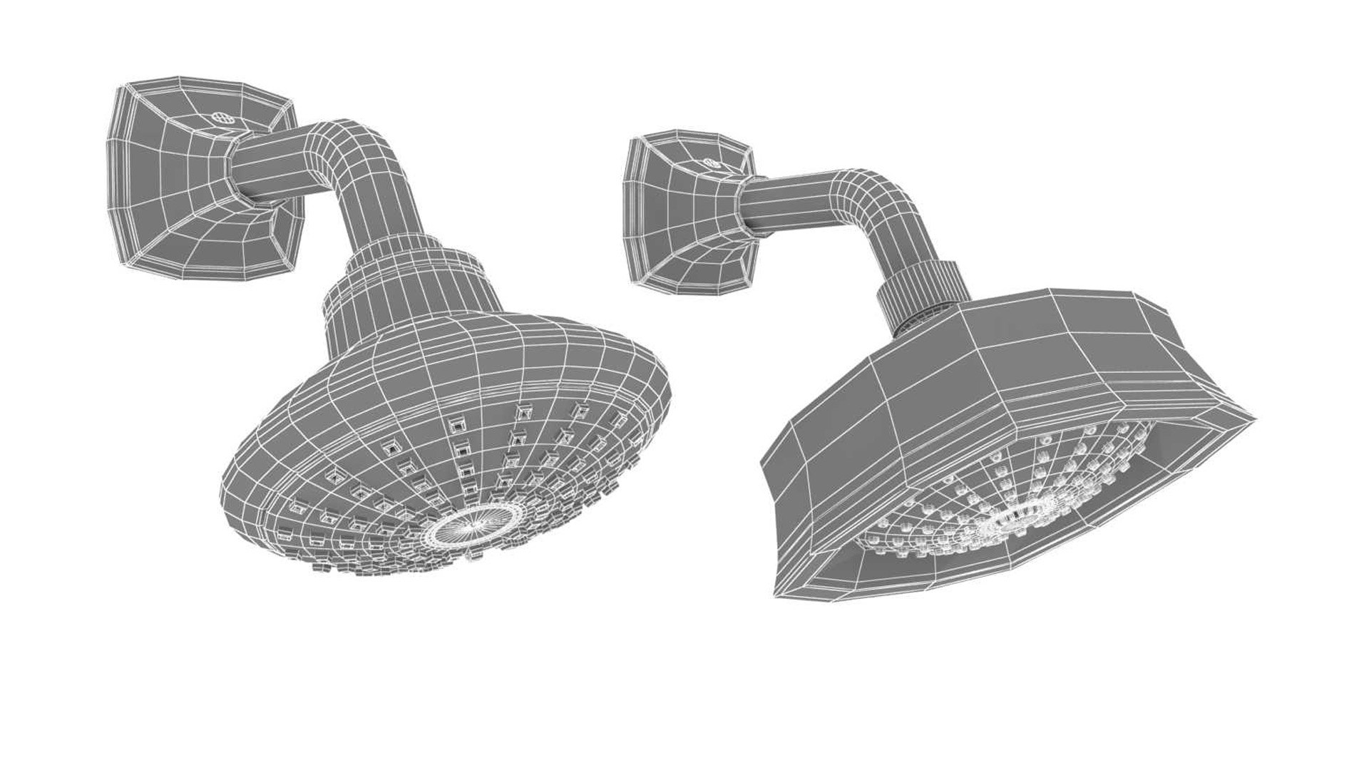 Shower Heads 3D Model - TurboSquid 1708440