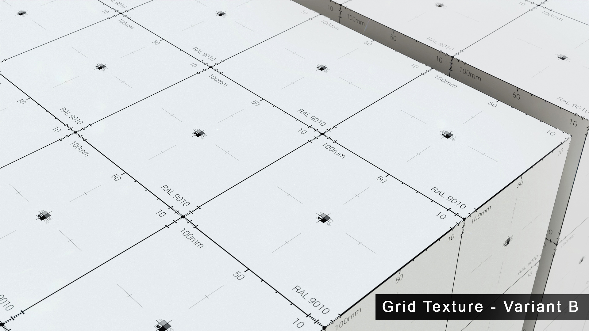 3D scale grid - assets - TurboSquid 1693148