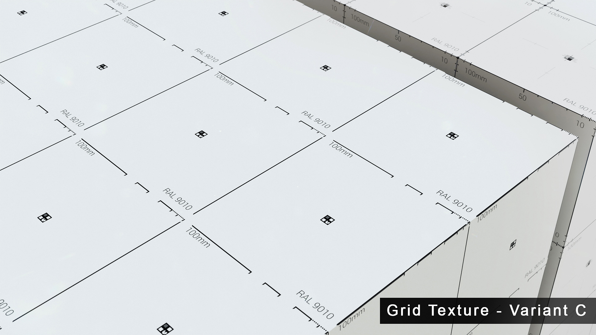 3D scale grid - assets - TurboSquid 1693148