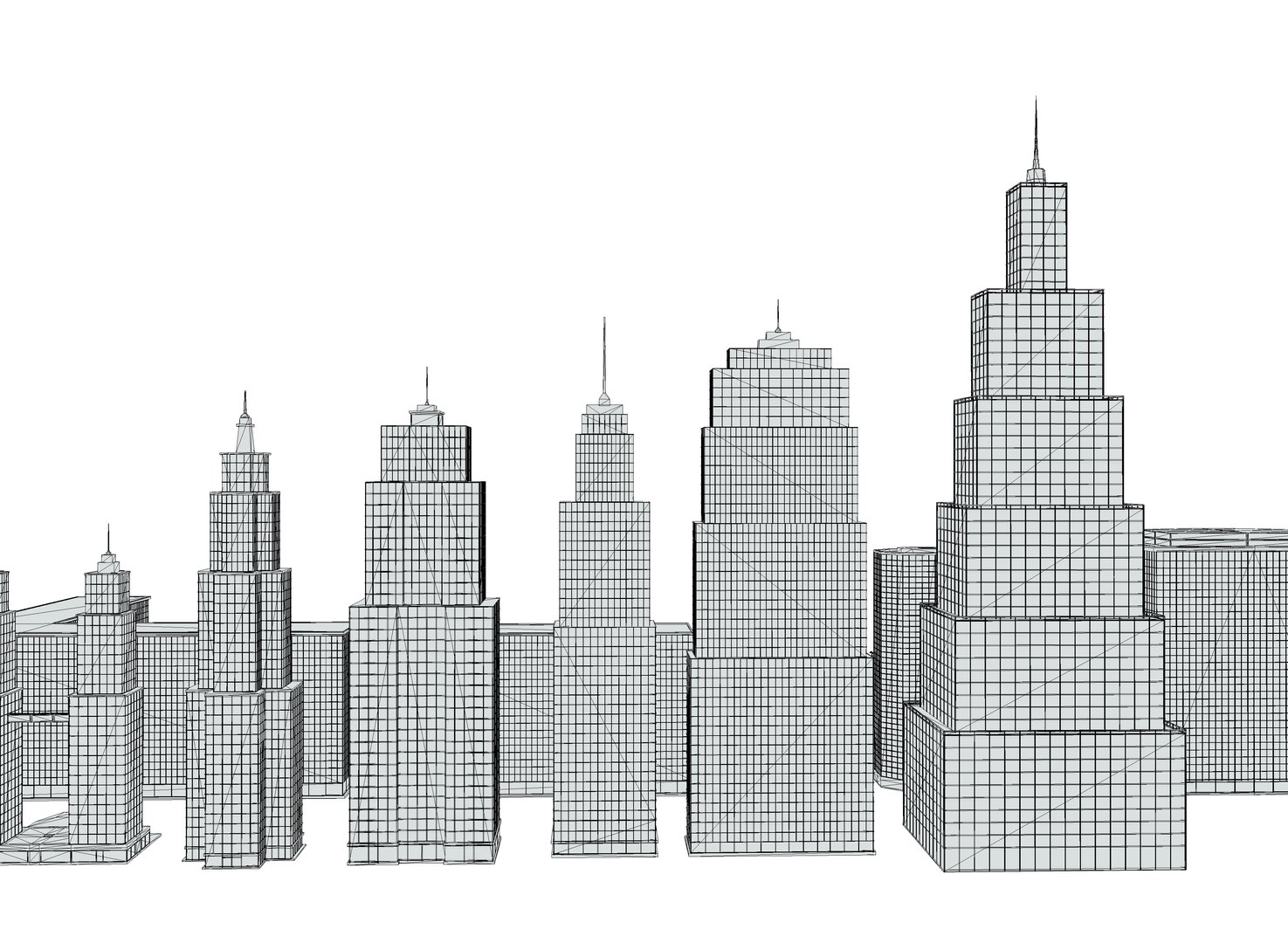 Collection Buildings - Low Poly - Cartoon 3D - TurboSquid 2147400